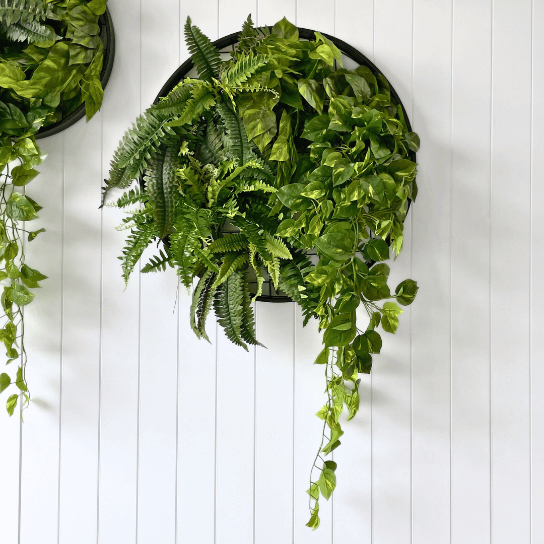 Calculate how many green wall panels you need